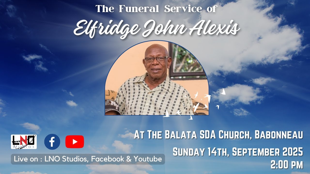 The Celebration Of The Life Of Elfridge John Alexis - YouTube