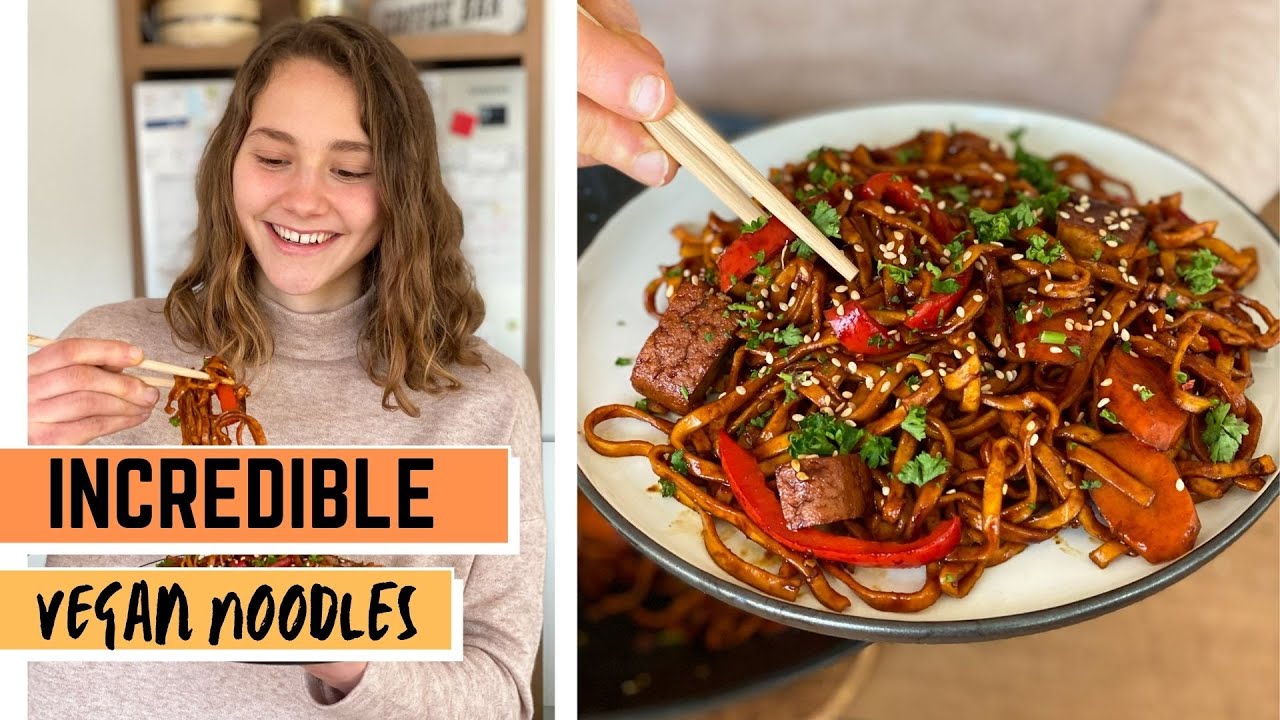INCREDIBLE VEGAN NOODLES 🤩🍜 I @fitgreenmind - YouTube