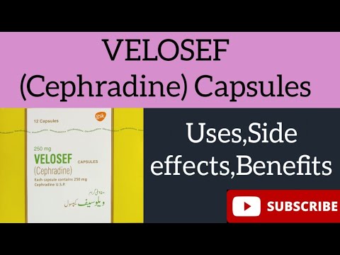 VELOSEF 250mg Capsules Uses,Benefints and side effects - YouTube