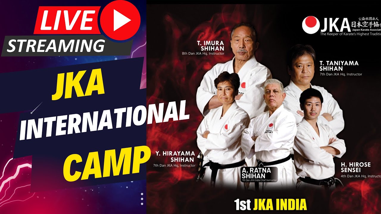JKA INTERNATIONAL Camp Live !! SS Karate & Gymnastics is live !! SHOTOKAN INTERNATIONAL Camp ...