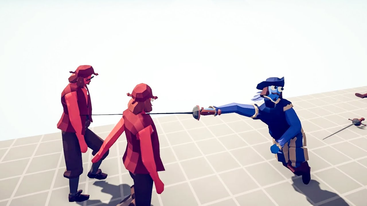 Flintlock vs Fencer - Totally Accurate Battle Simulator TABS - YouTube