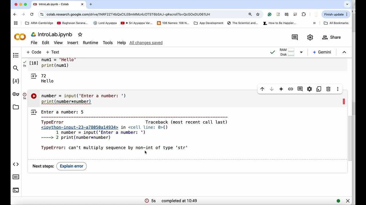 Python Lesson3: TypeCasting - YouTube