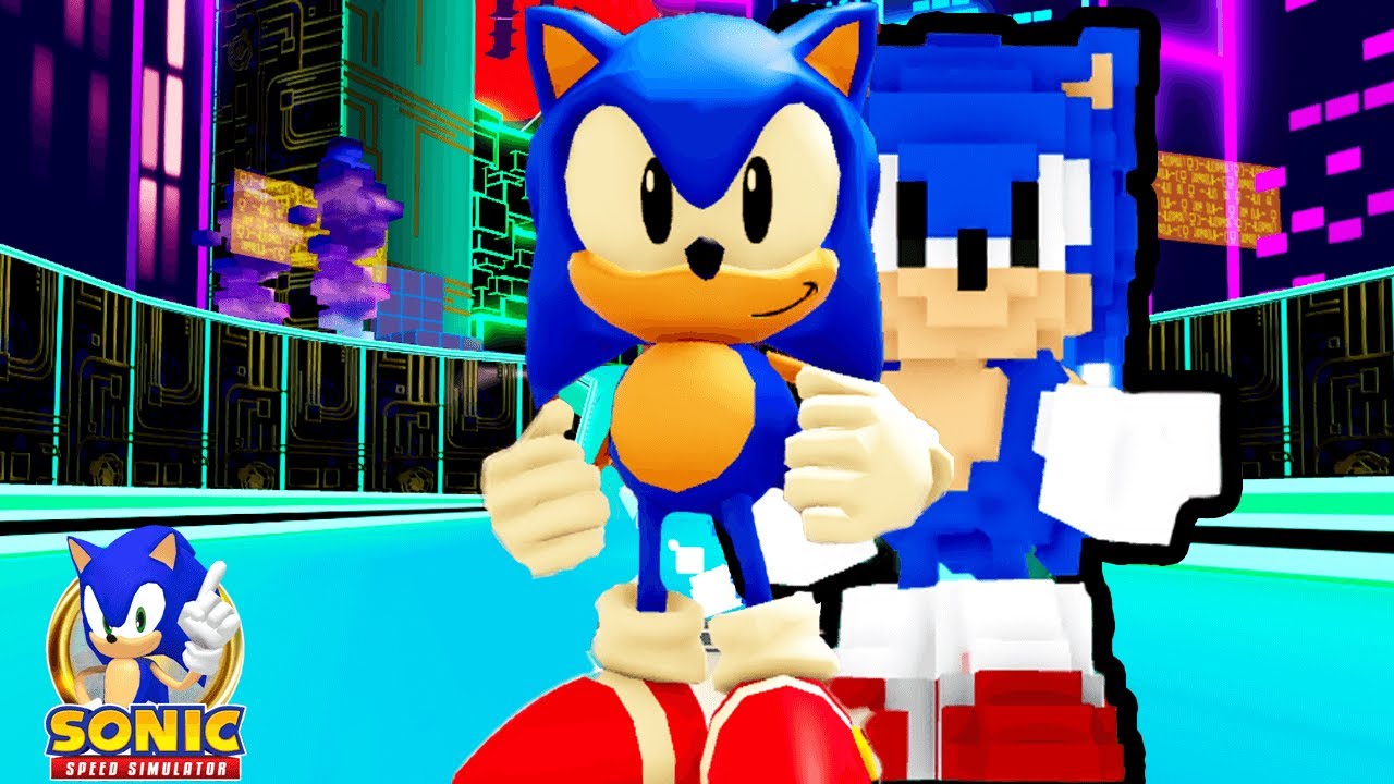 CLASSIC SONIC TRANSFORMS INTO PIXEL SONIC - YouTube