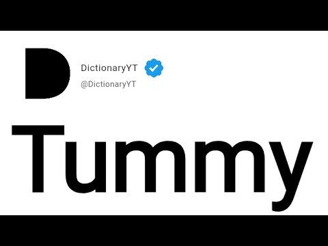 Tummy Meaning in English - YouTube