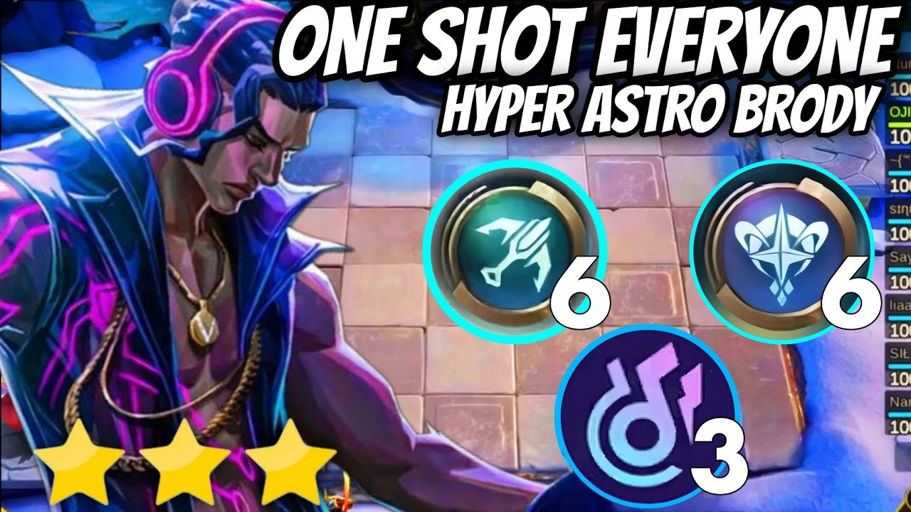 HYPER 3 STAR ASTRO BRODY ONE SHOT EVERYONE MAGIC CHESS - YouTube