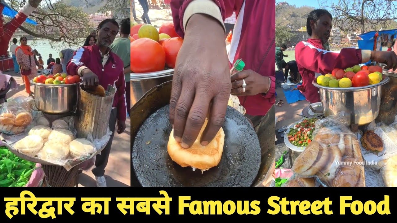 Haridwar Famous Street Food Bun Chole | Haridwar Street Food | Yummy ...
