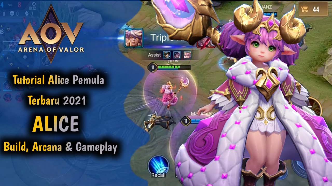 Tutorial Cara Main Alice AOV untuk Pemula | Alice AOV Build & Gameplay ...