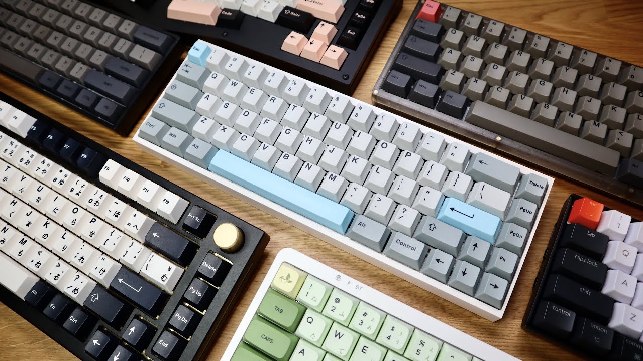 ASMR of All the Keyboards I Have Built This Year! - YouTube