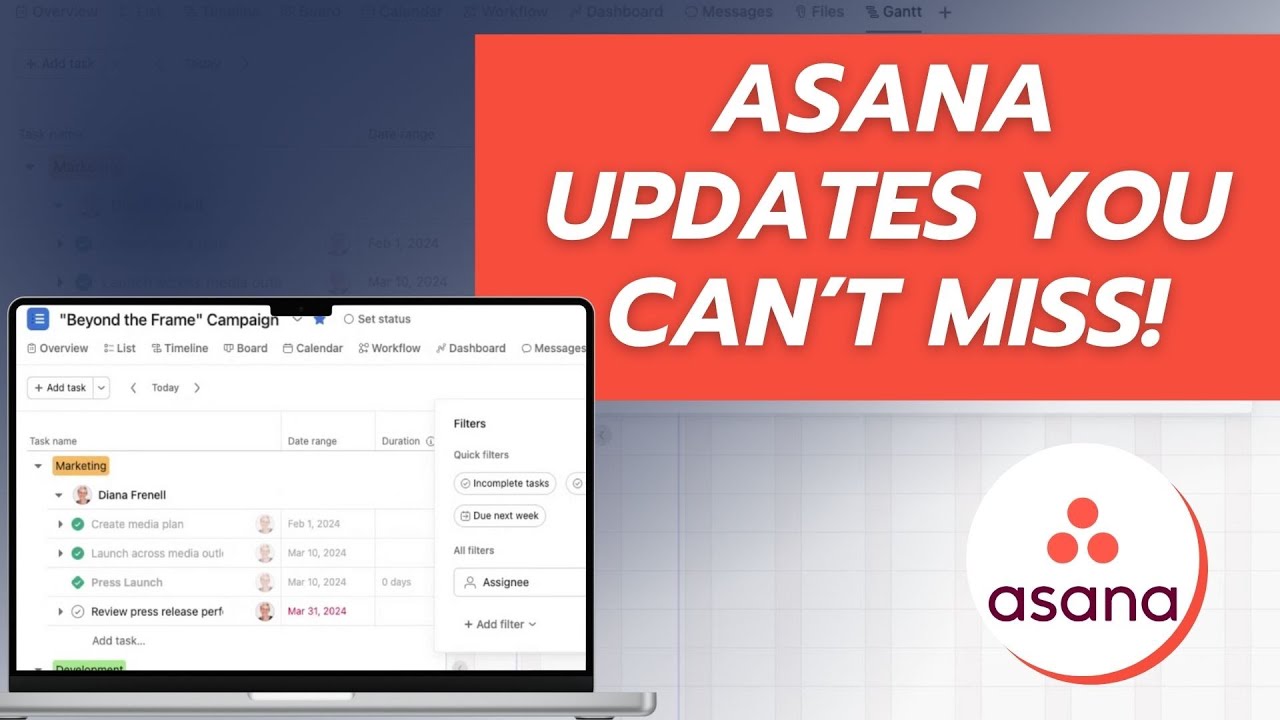 Asana Jan 2025 Updates 🚀 5 New Features You Need to Know - YouTube
