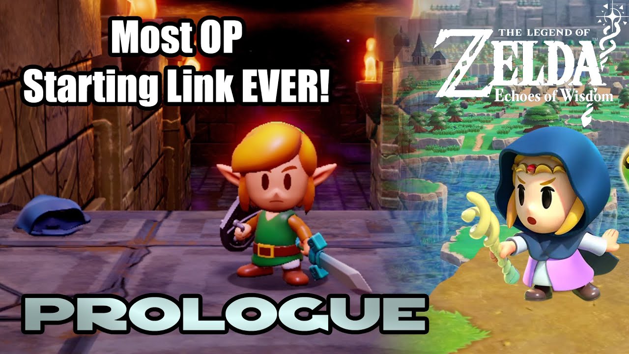 The Legend of Zelda: Echoes of Wisdom - Most OP Link EVER! - 0 Damage ...