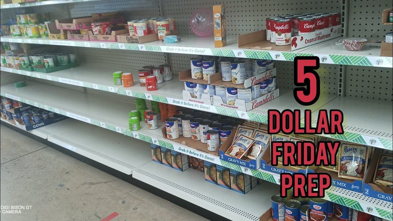5 dollar Friday prep. Dollar Tree. $5 - YouTube