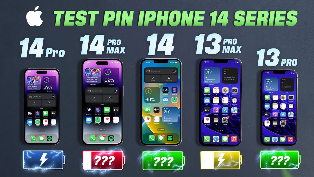 Test pin iPhone 14 series: Thất vọng nặng nề, do iOS 16? | Vật Vờ ...
