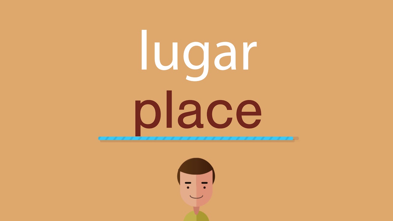 Cómo decir "lugar" en inglés - YouTube