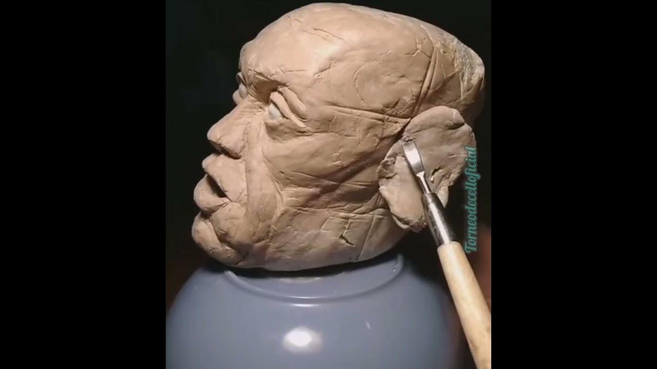 Fanático crea escultura de la cabeza de loco rene ocupando solo 100 ...