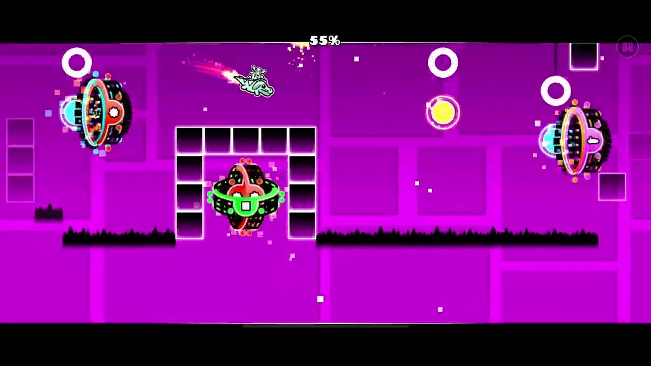 Geometry Dash | THE LIGHTNING ROAD By Timeless Real - YouTube