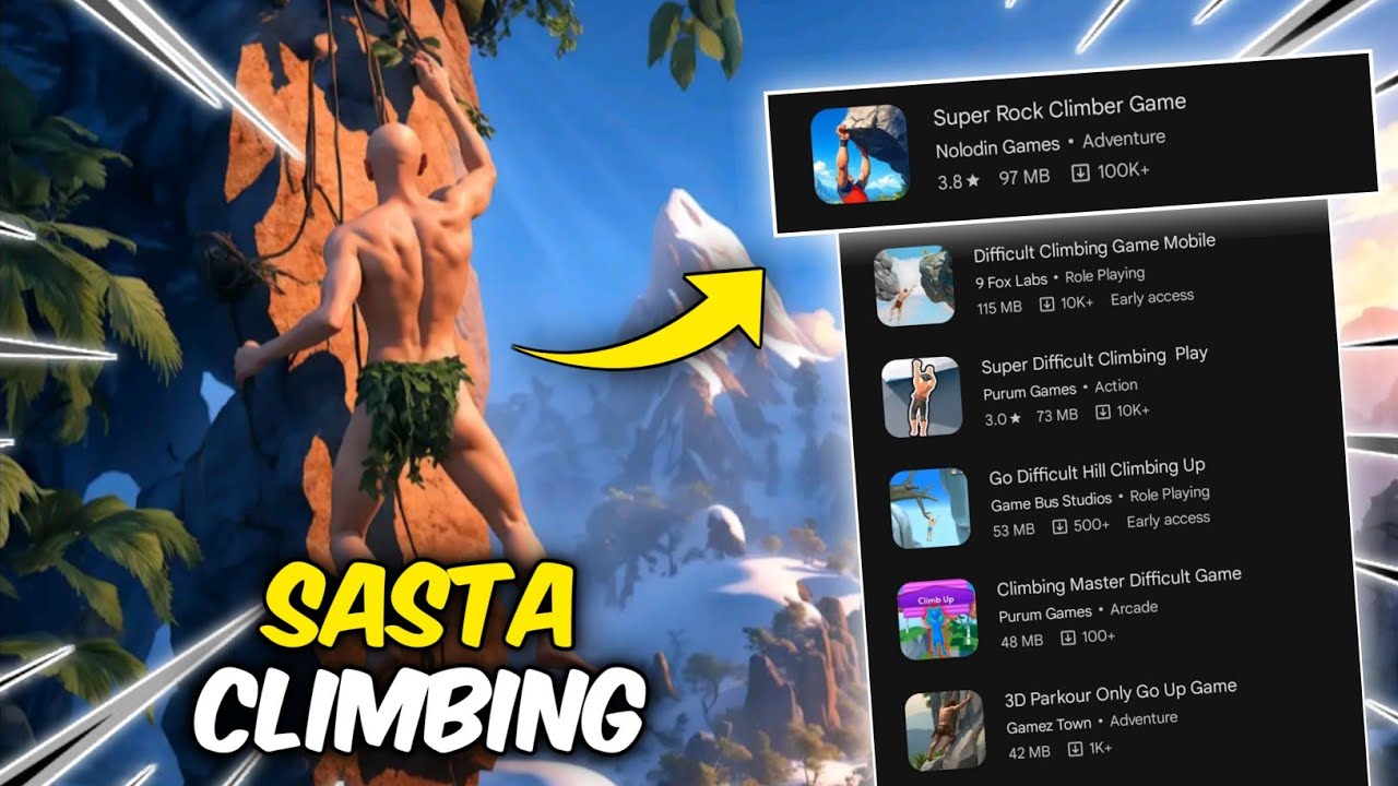🤩 Sasta Super Rock Climbing Game How To Download Android & ios | Sasta ...