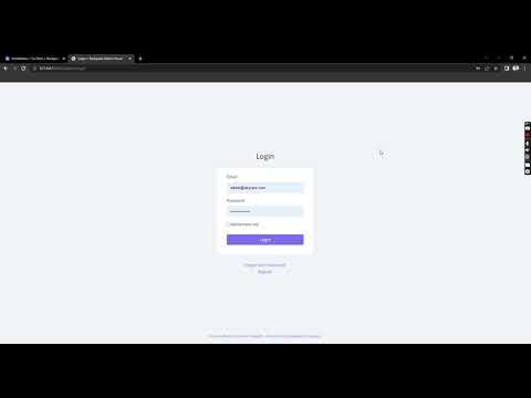 Create admin panel with laravel and backpack - YouTube
