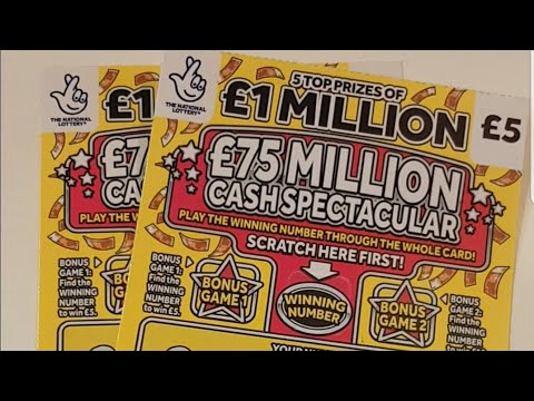 😋😋new cash spectacular scratch card tickets😃😃 - YouTube