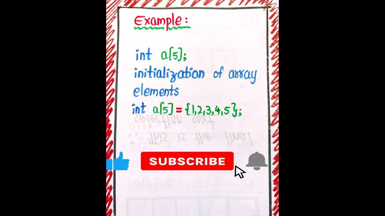 Memory Representation in One-Dimensional Array Example-4 #Lahari_Vlogs #datastructures - YouTube