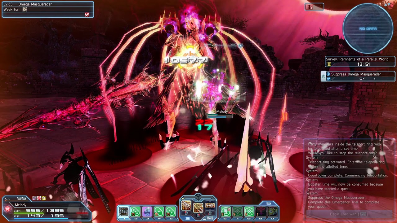 1080p 60 test on PSO2 Masquerade Depth 63 - YouTube