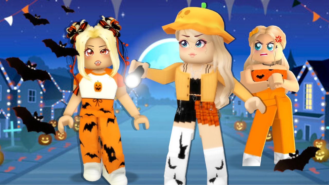 Brookhaven ABER wir dürfen NUR ORANGE anziehen! 🎃👩🏻‍🦰 Roblox Brookhaven ...