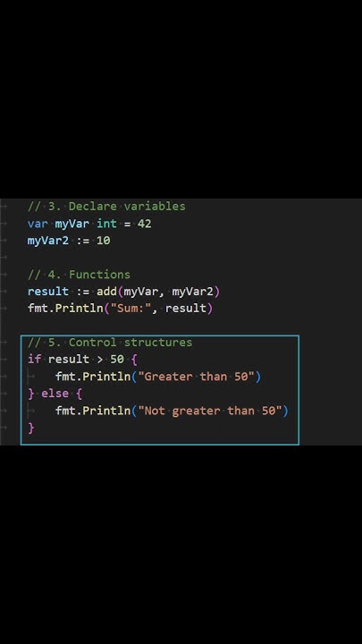 golang in 40 seconds #shorts - YouTube