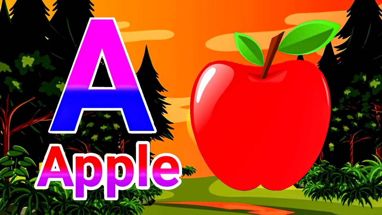 a for apple b for ball c for cat | abc phonics song | alphabets ...