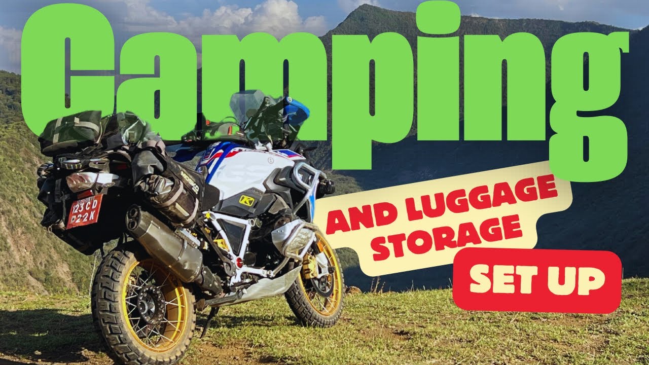 A very quick review on R1250GS camping setup Moskomoto 80l reckless ...