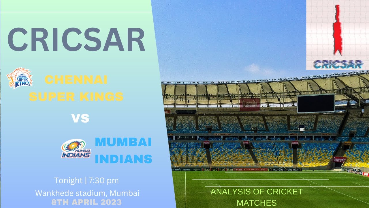 My fantasy team for #mi vs #csk 8th April 7:30pm #ipl2023 - YouTube