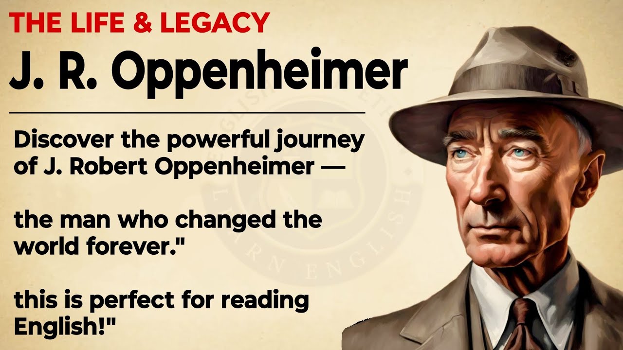 J. Robert Oppenheimer’s Biography 🔥 | English Listening Practice ...