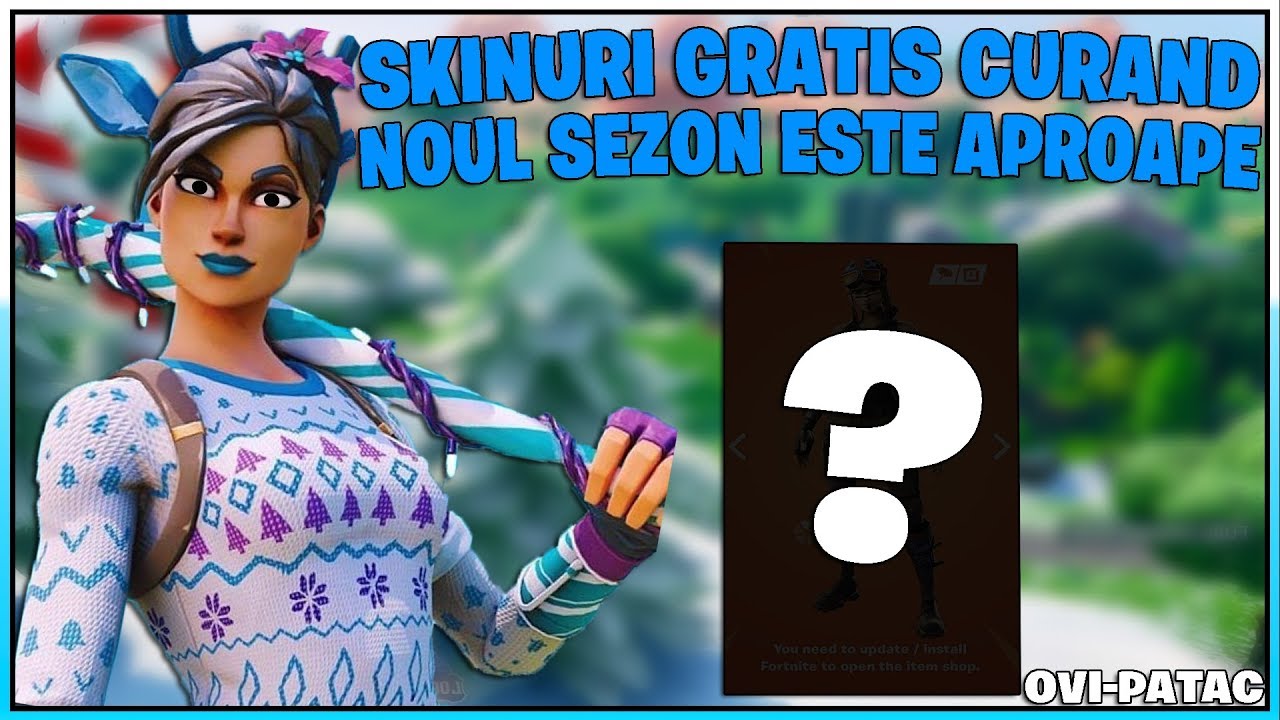 PRIMIM SKINURI GRATIS DIN NOU?! NOUL SEZON SE APROPIE! *LIVE FORTNITE ...