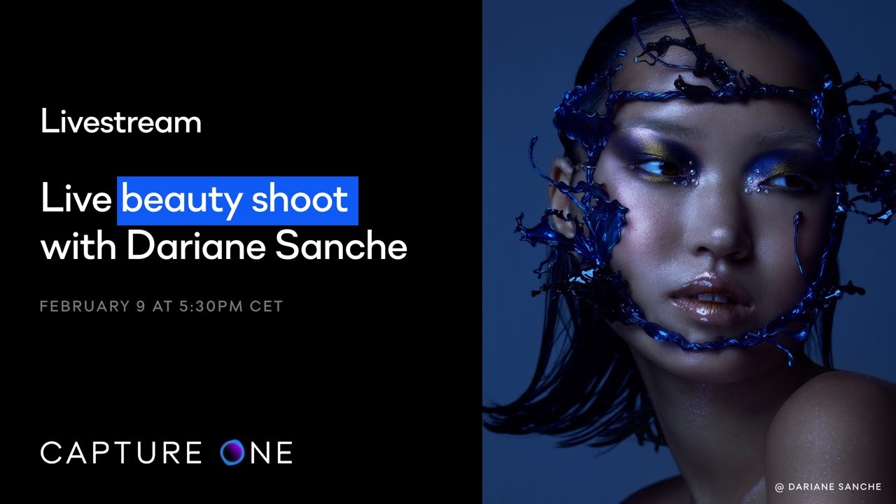 Capture One Livestream | Live beauty shoot with Dariane Sanche - YouTube