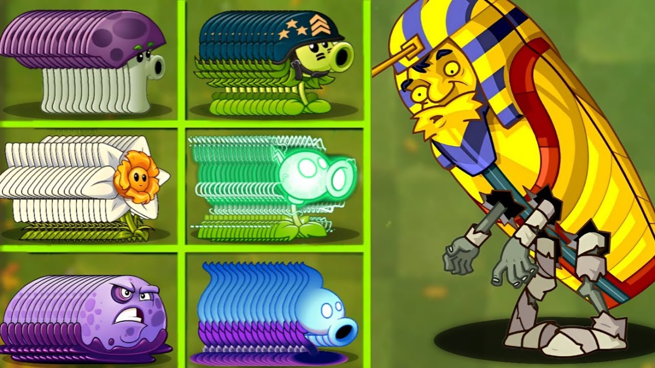 Pharaoh Zombie Level 30 VS 100 Plants Max Level || Who Will Win ...