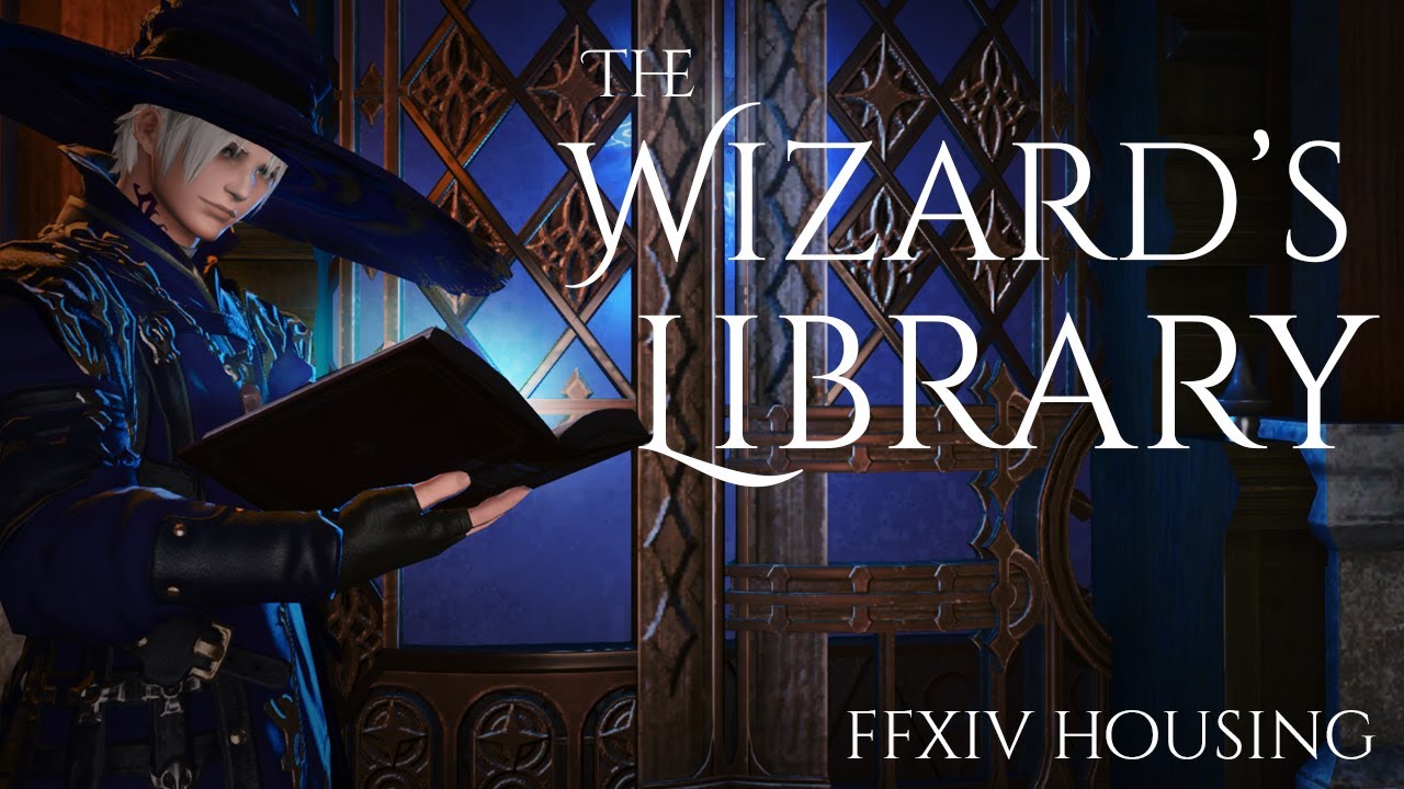 The Wizard's Library (FFXIV Housing Walkthrough) - YouTube