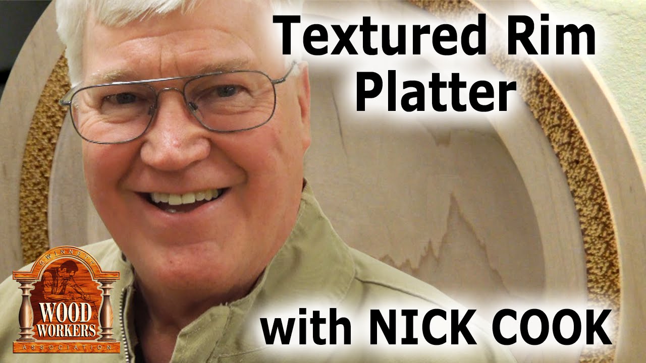 Textured Rim Platter, by Nick Cook - YouTube