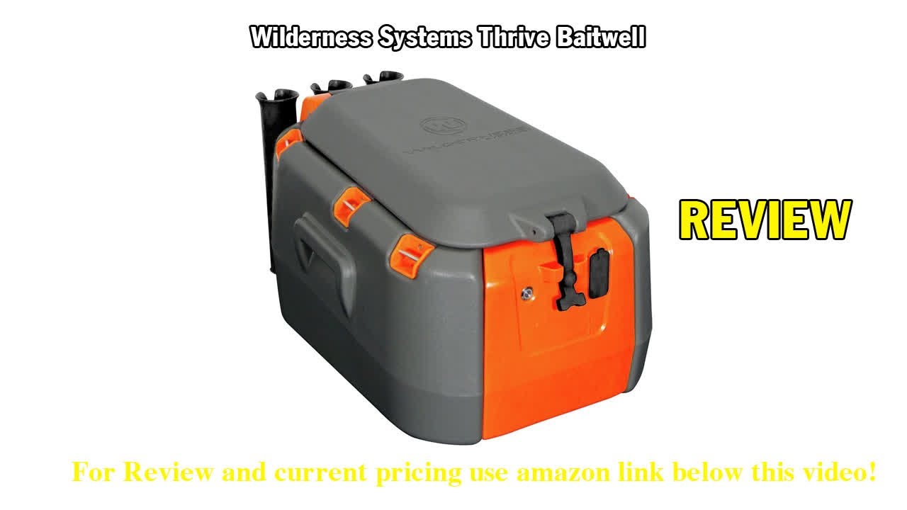 Review Wilderness Systems Thrive Baitwell for Kayaks, Gray - YouTube
