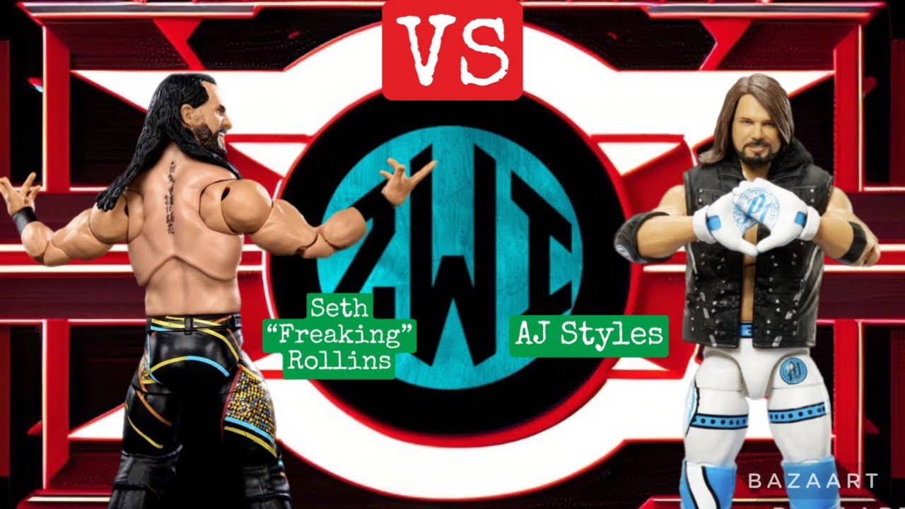 Seth “Freaking” Rollins VS AJ Styles Hardcore match - YouTube