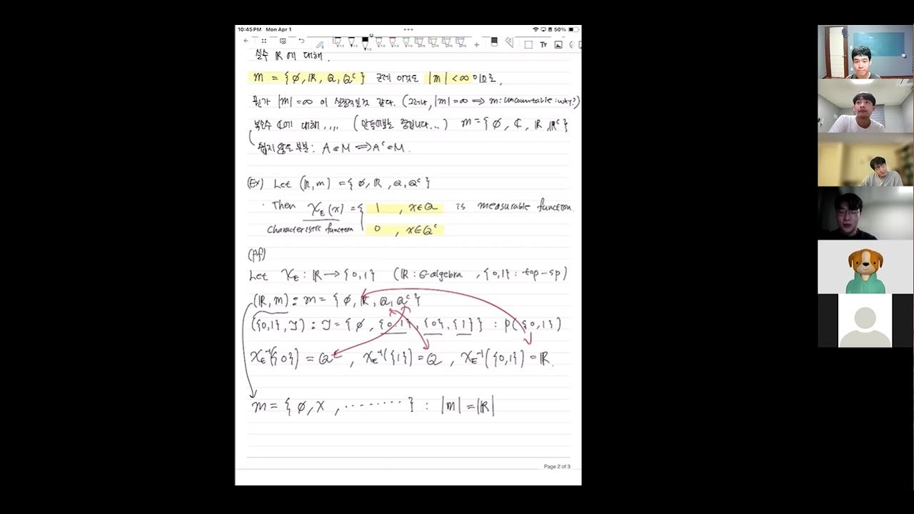 기대수 측도론 (1): sigma algebra & measureable function - YouTube