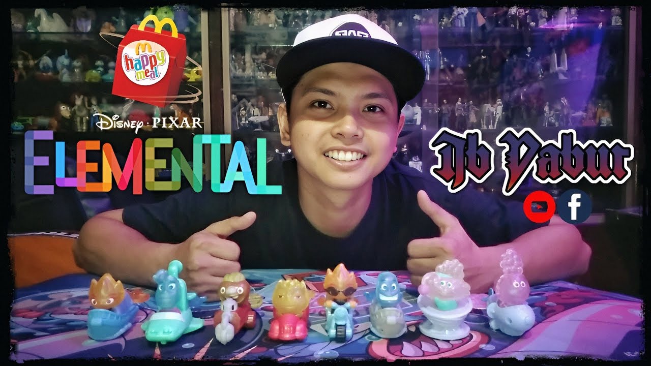 Mcdonalds : Happy Meal - Elemental 2023 set ( US release ) - YouTube