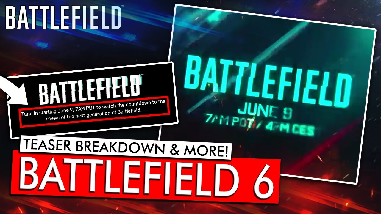 BATTLEFIELD 6 TEASER BREAKDOWN - Reveal Event News & MORE ...
