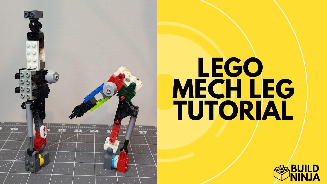 Lego Mech Leg Tutorial - YouTube