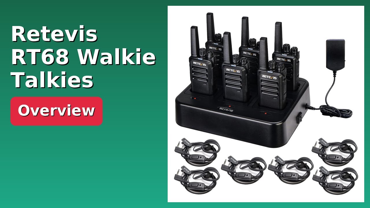 REVIEW (2026): Retevis RT68 Walkie Talkies. Features. - YouTube