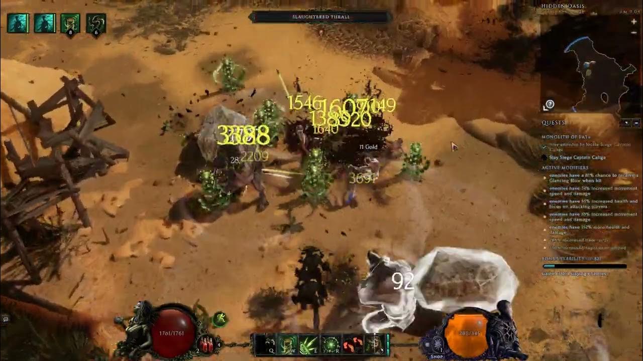 Last Epoch thorn totem shaman 300 corruption play - YouTube