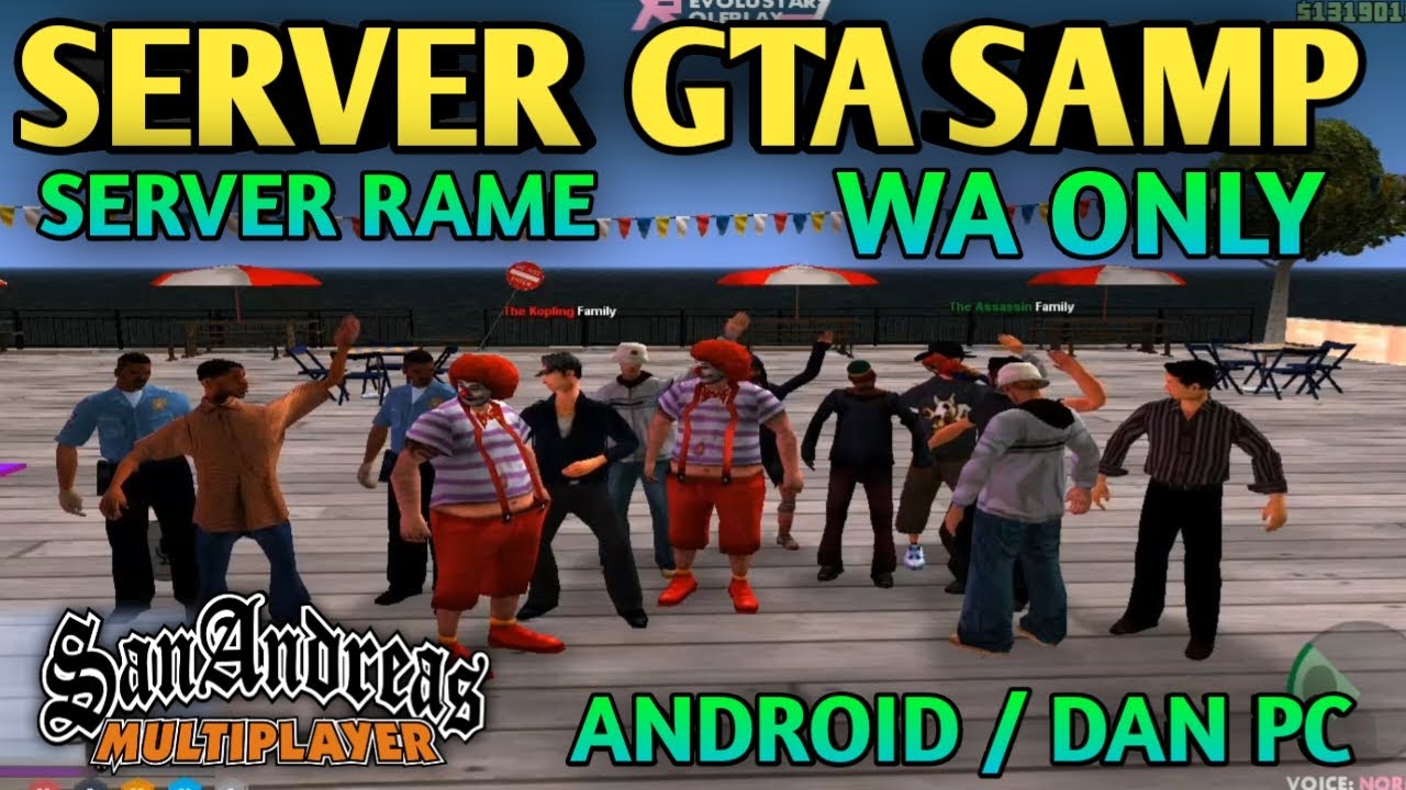 SERVER GTA SAMP WA ONLY PALING RAME WA ONLY || SERVER GTA SAMP ROLEPLAY ...