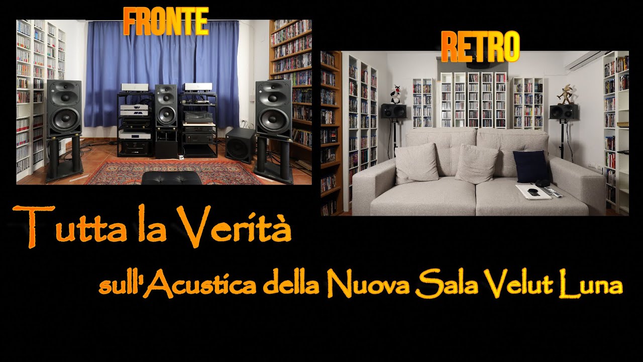 TUTTA LA VERITA' sull'Acustica della Nuova Sala Velut Luna - YouTube