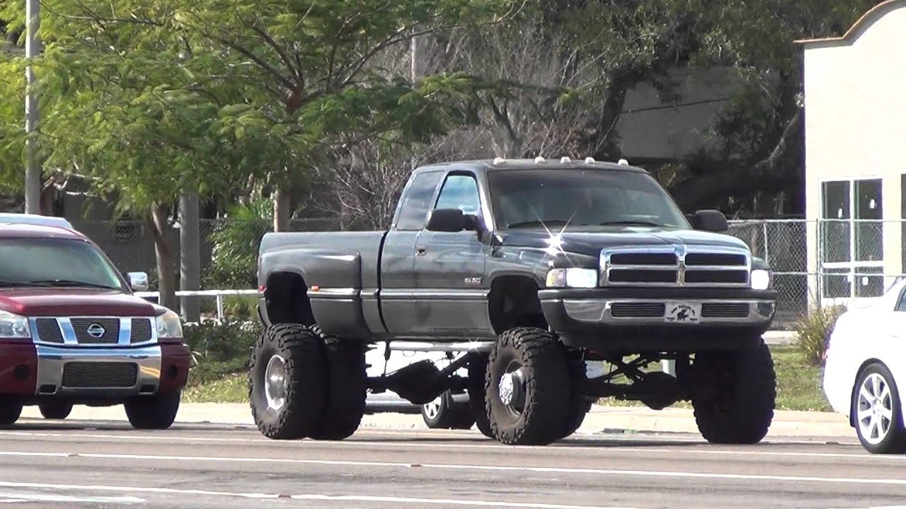THEY MIGHT JUST BE REDNECKS WILD LOOKING 6 WHEELED DODGE TRUCK ALL ...