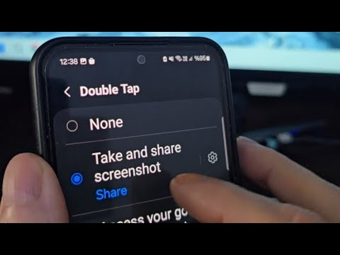Samsung çift tıklama ile ekran görüntüsü | Samsung arkasına dokunarak ekran görüntüsü alma