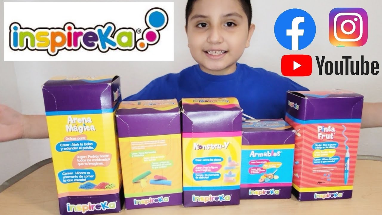 INSPIREKA | pintafrut | constru-y | moldeable | arena magica - YouTube