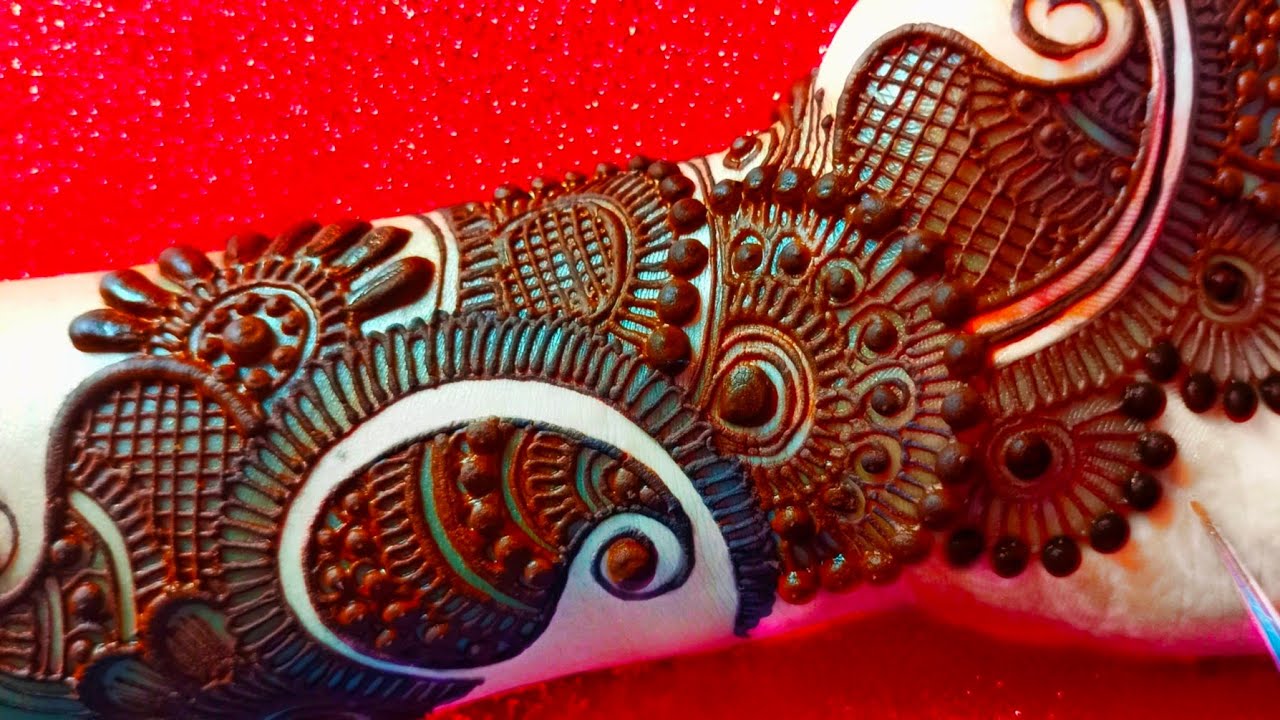 janmashtami special mehndi design | easy mehndi design for beginners ...