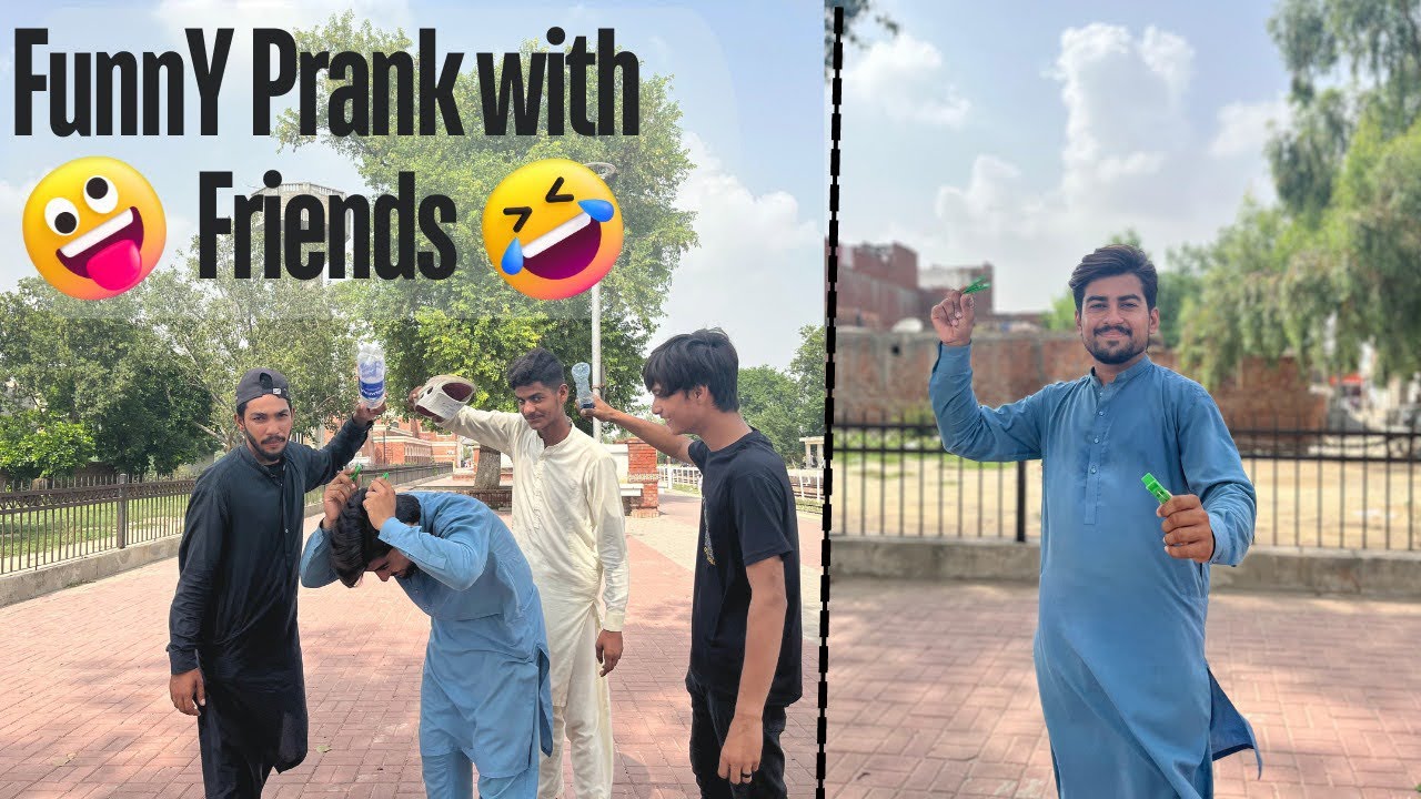 Funny prank with friends 😍 | Funny videos | friends | prank 🤣 - YouTube